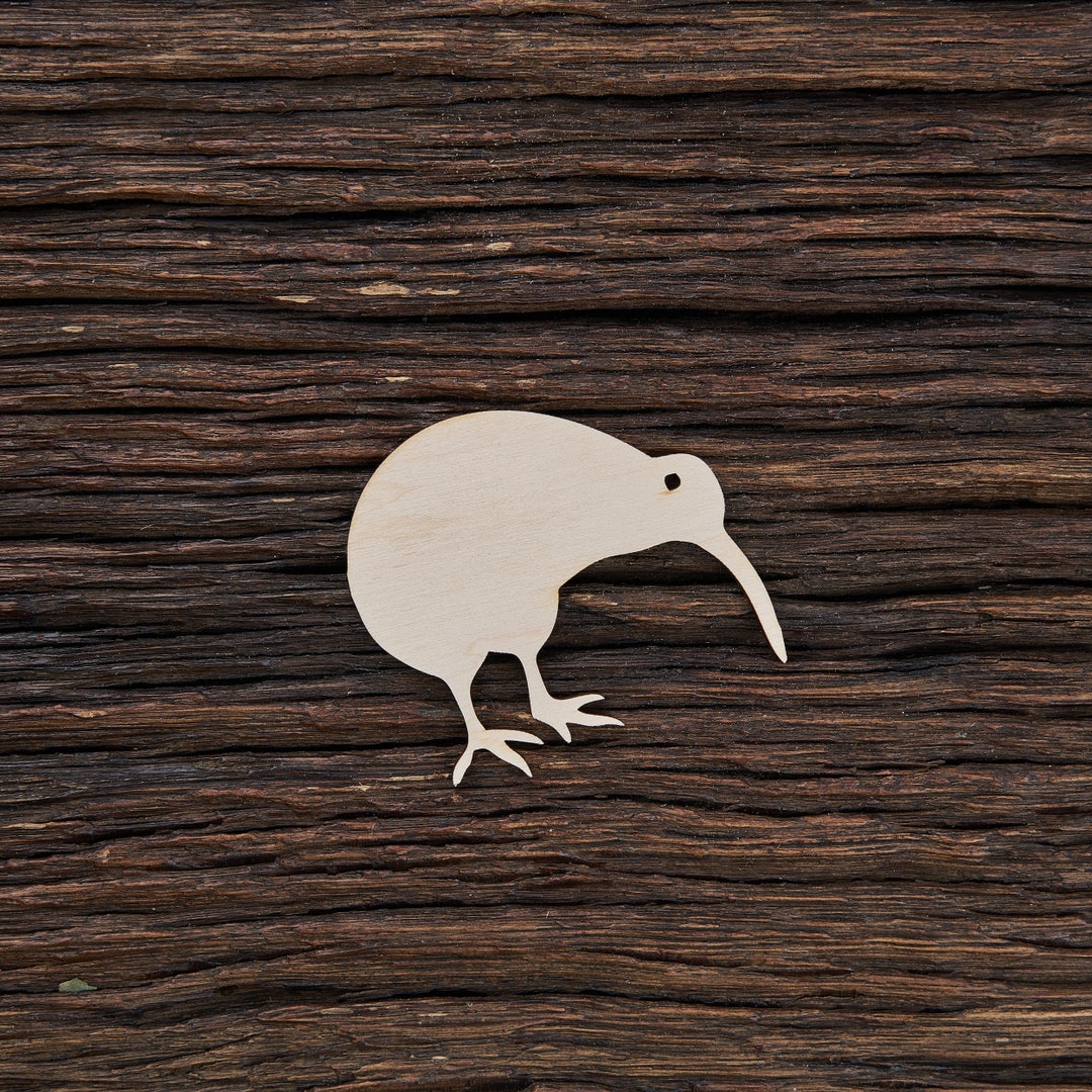 Wooden Kiwi Bird Shape for Crafts and Decoration - Laser Cut - Kiwi ...