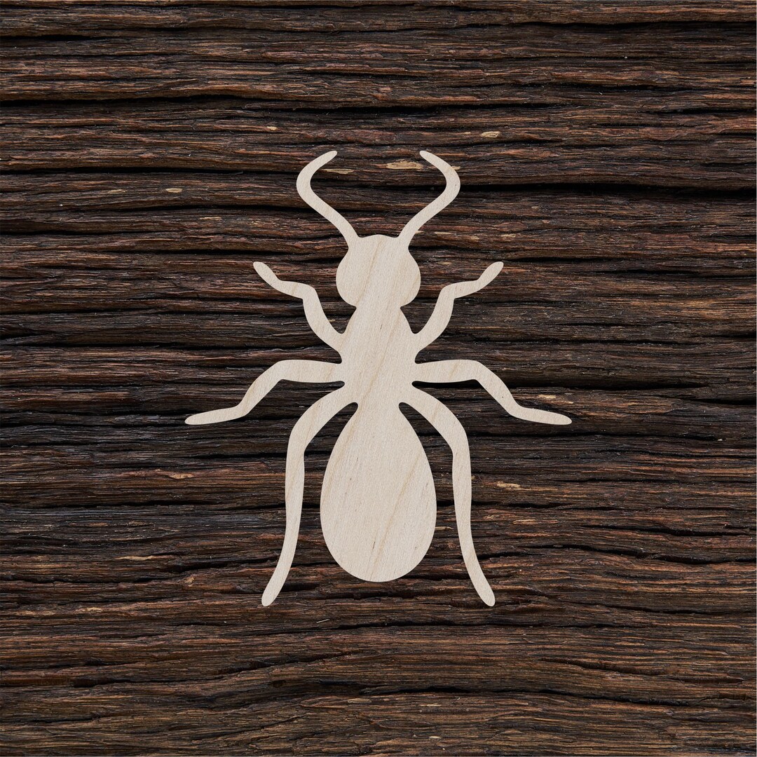 Wooden Ant for Crafts and Decorations - Ant Farm - Ant Pin - Ant Colony ...