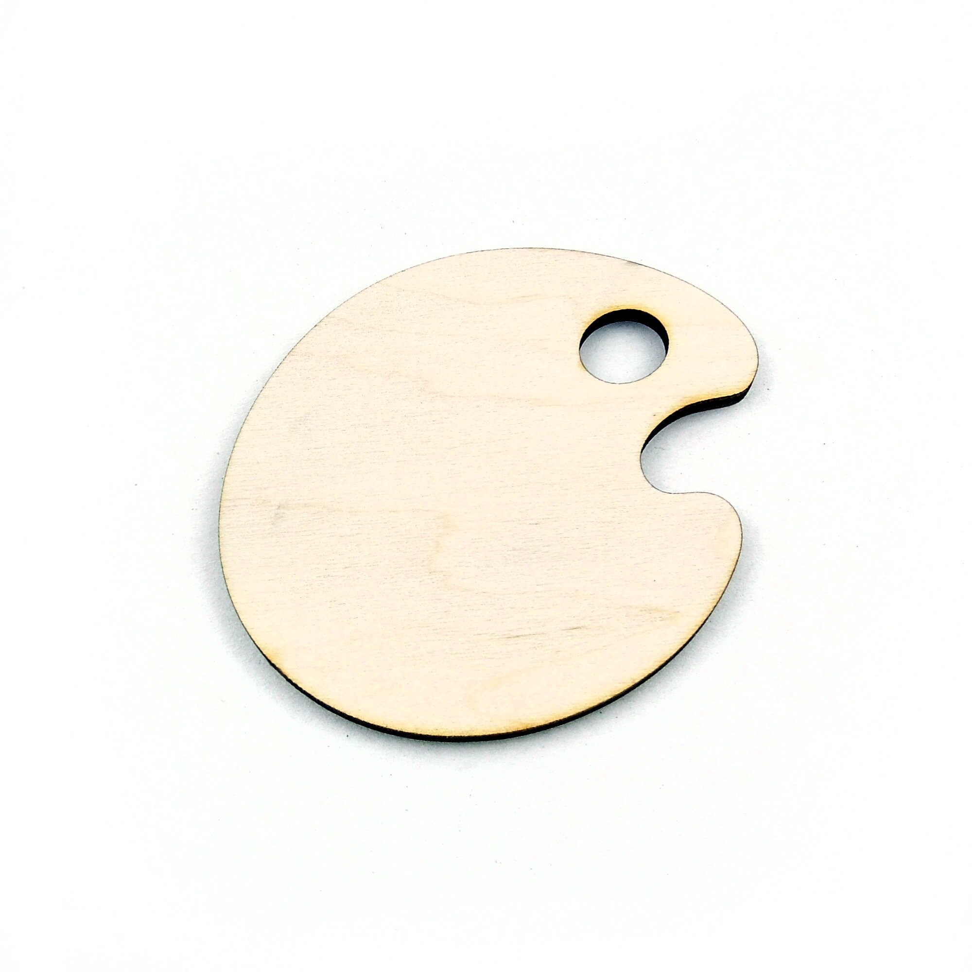 Wooden Paint Pallet Shape For Crafts And Decoration Laser | Etsy