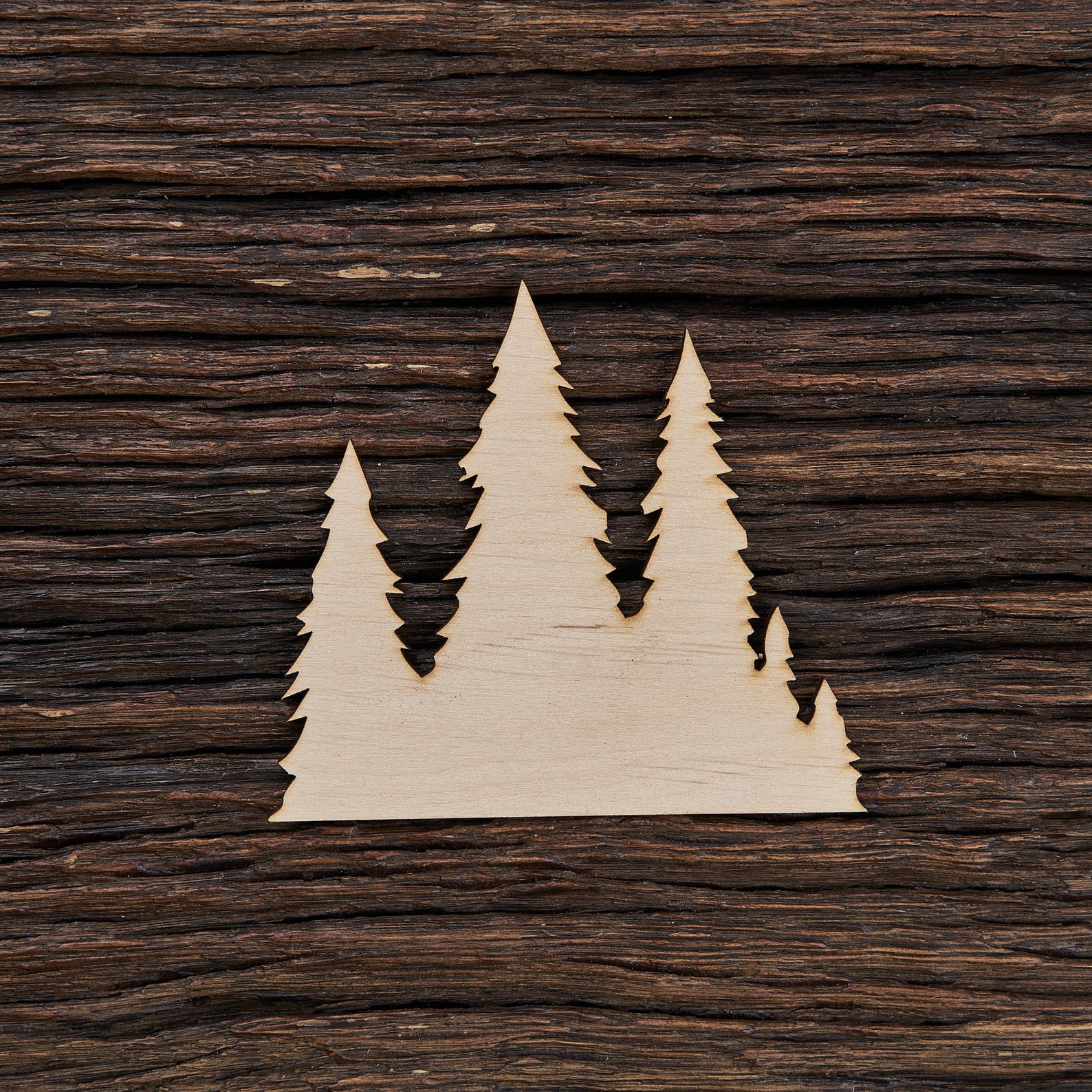 Wooden Pine Tree Shape for Crafts and Decoration Laser Cut - Etsy