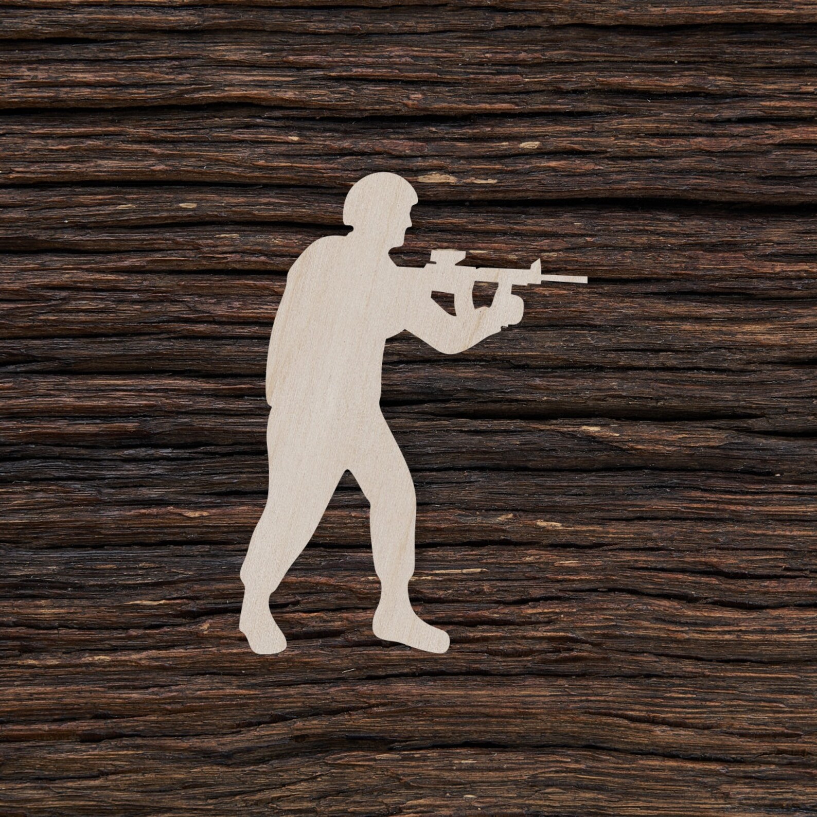 Wooden Soldier for Crafts and Decorations Soldier Pendant - Etsy