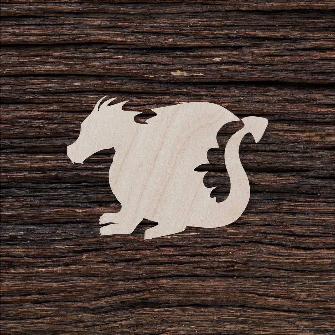 Wooden Baby Dragon for Crafts and Decorations - Dragon Necklace ...