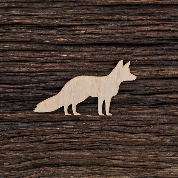 Wooden Fox Shape for Crafts and Decoration Laser Cut Foxes | Etsy
