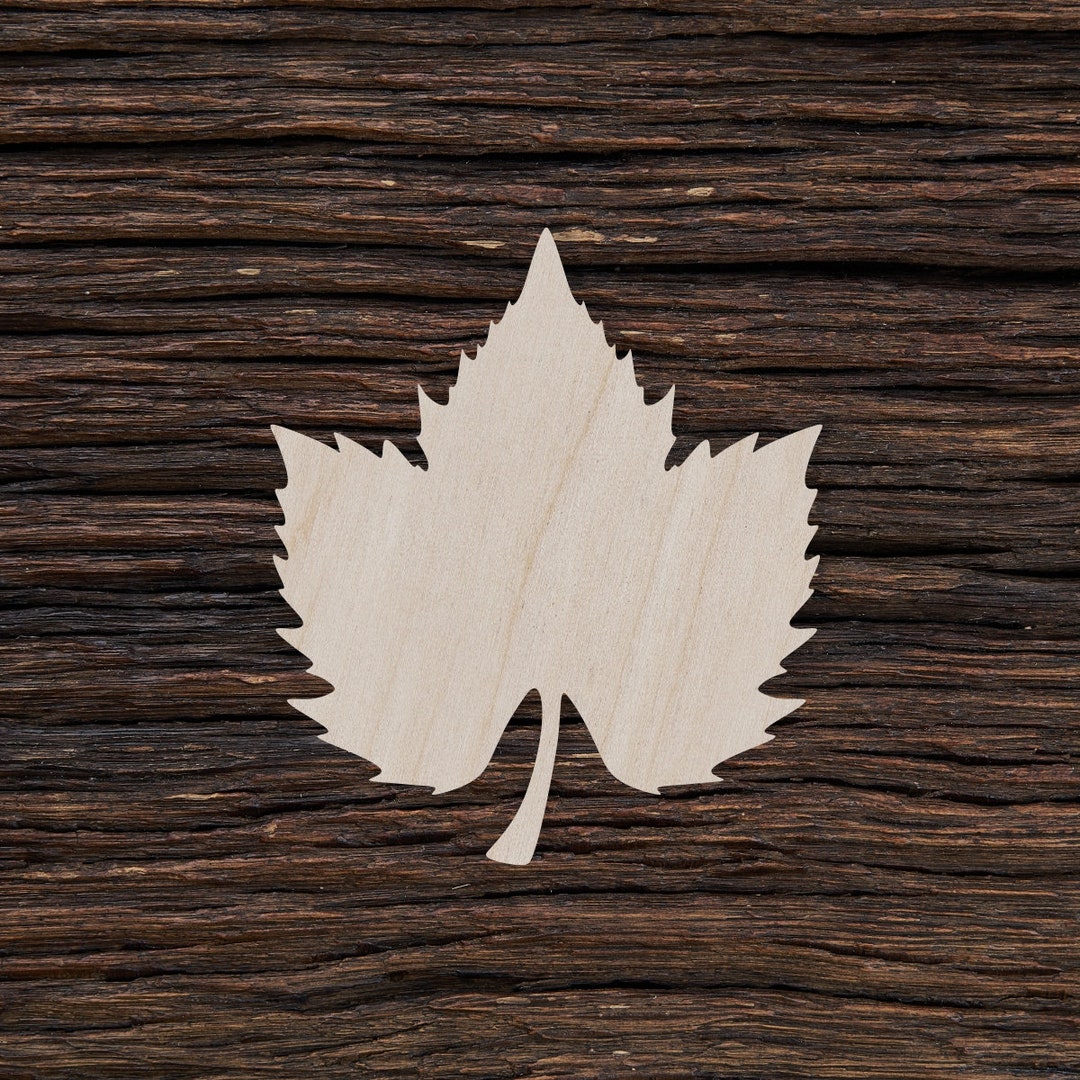 Wooden Grape Leaf for Crafts and Decorations - Grape Leaf Pendant ...