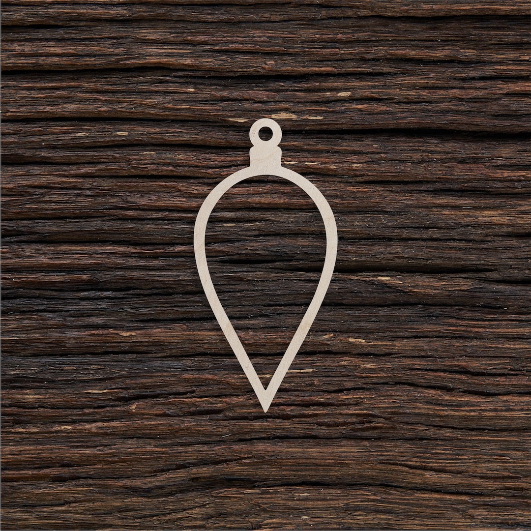 Wooden Christmas Tree Bauble Shape for Crafts and Decoration - Laser ...