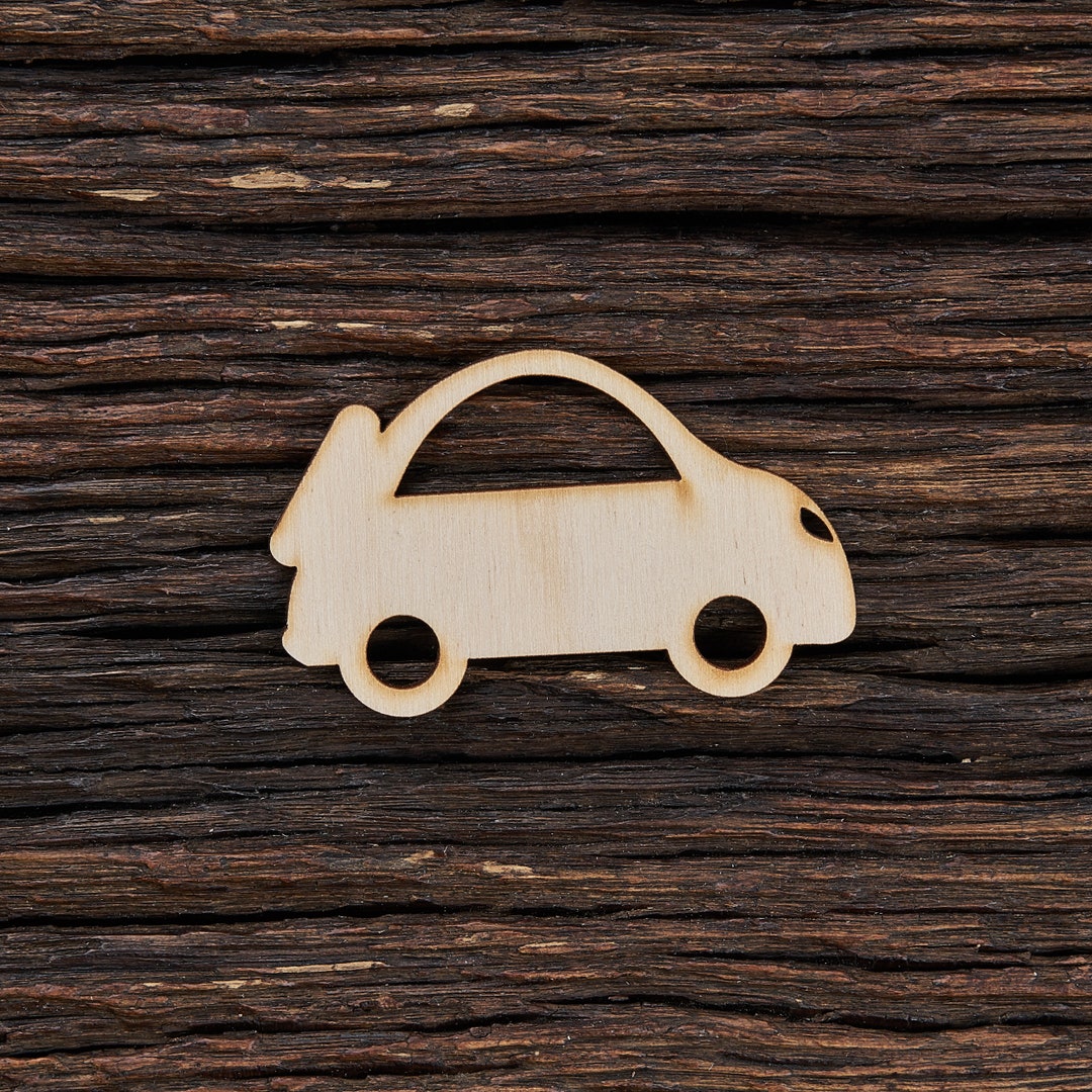 Wooden Car Shapes - Laser Cut - Car Shape - Wooden Car - Cars - Vintage ...