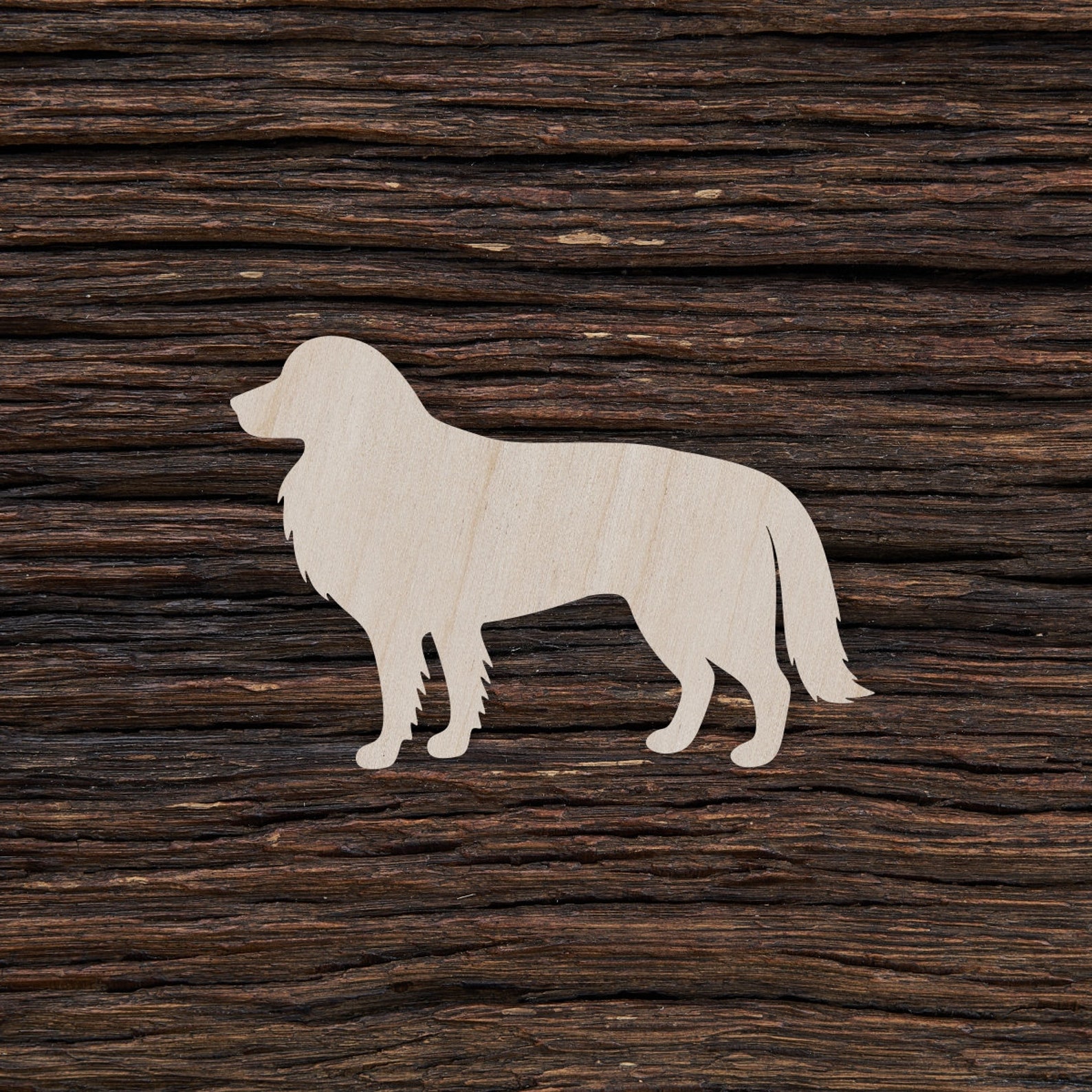 Wooden Border Collie for Crafts and Decorations Border - Etsy