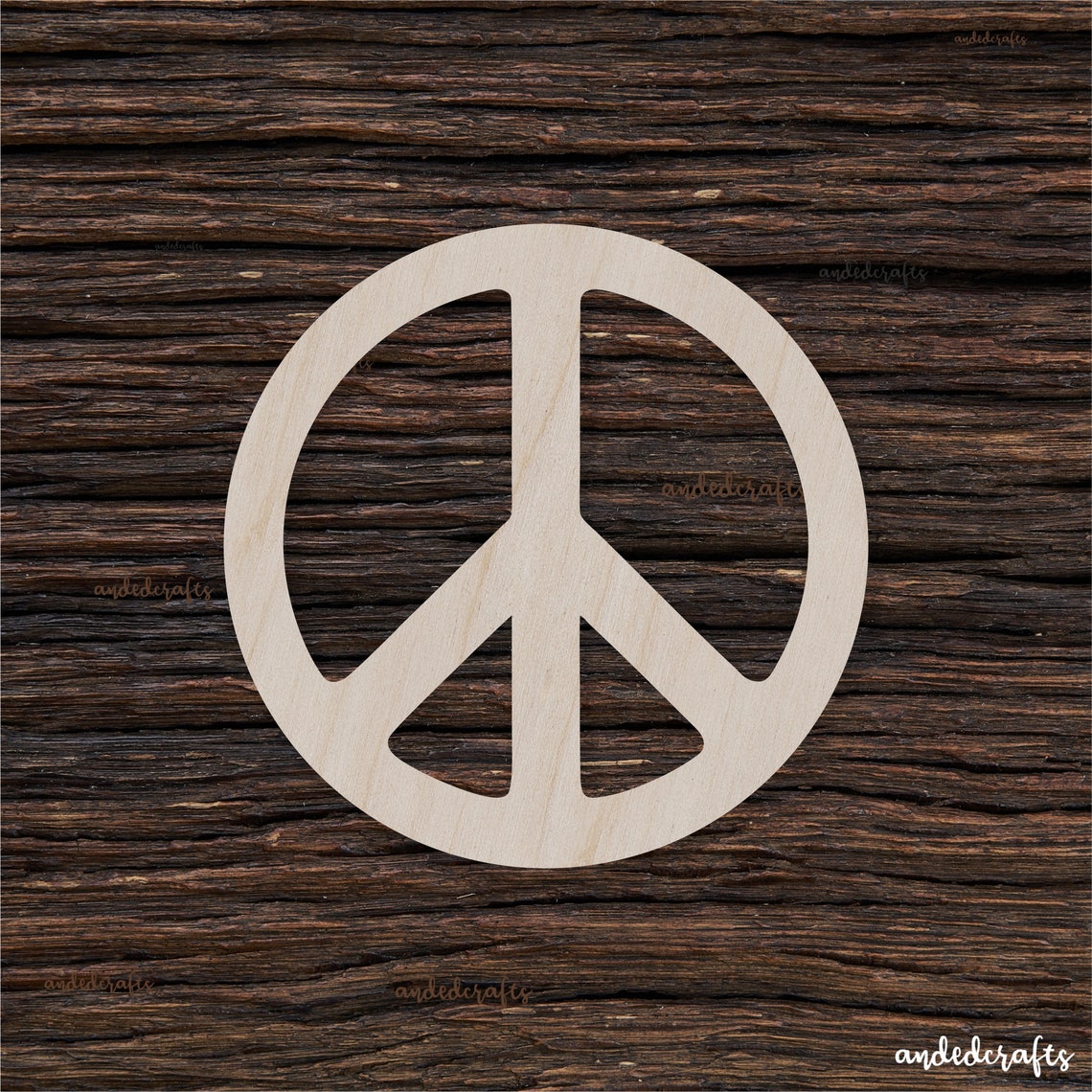 Wooden Peace Sign for Crafts and Decorations Peace Sign - Etsy