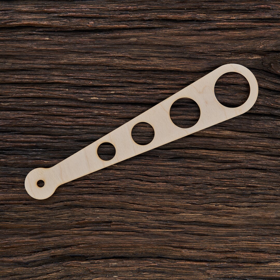 Wooden Spaghetti Pasta Measuring Tool for Crafts - Laser Cut ...