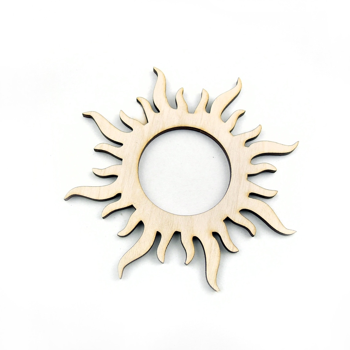 Forma de sol de madera para manualidades y decoración Corte | Etsy