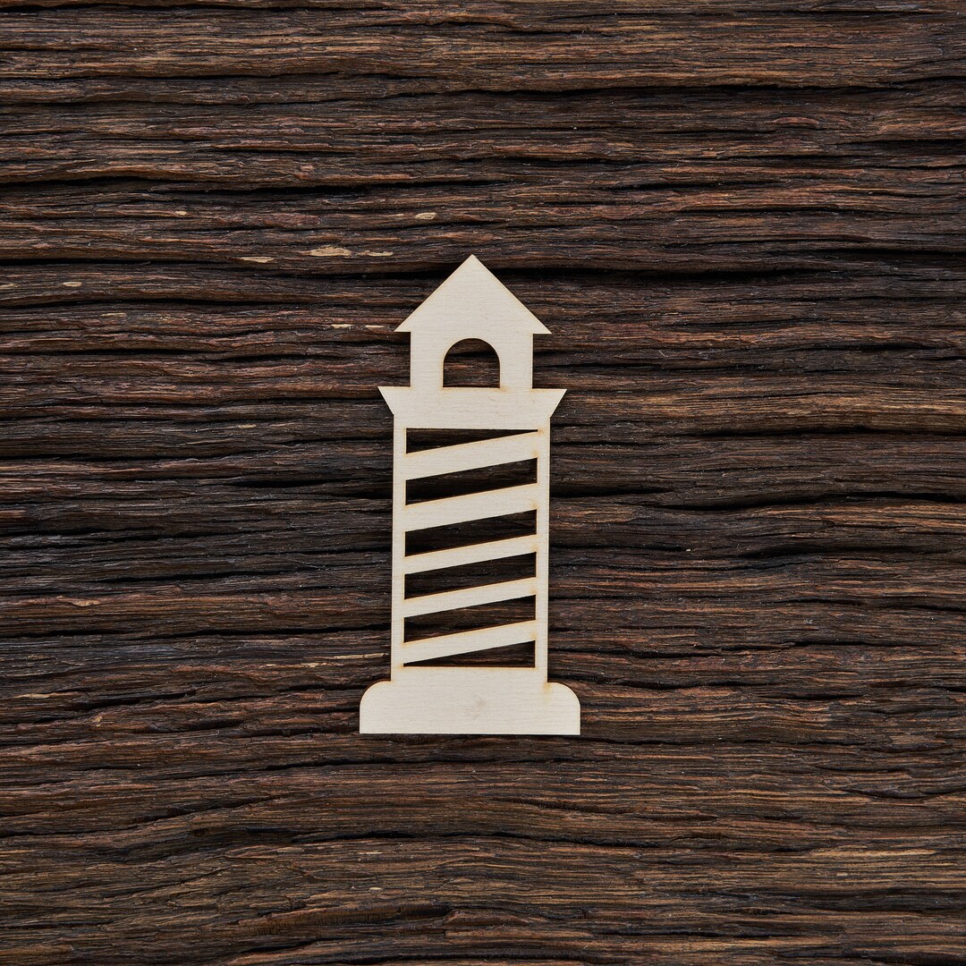 Wooden Lighthouse Shape for Crafts and Decoration - Laser Cut ...