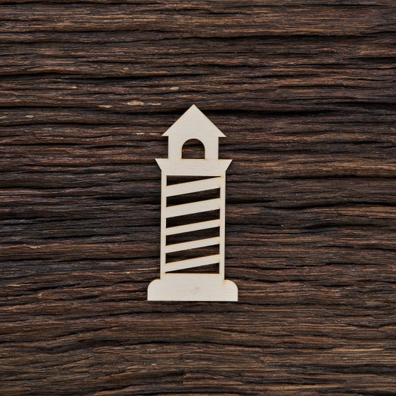 Wooden Lighthouse Shape for Crafts and Decoration Laser Cut - Etsy