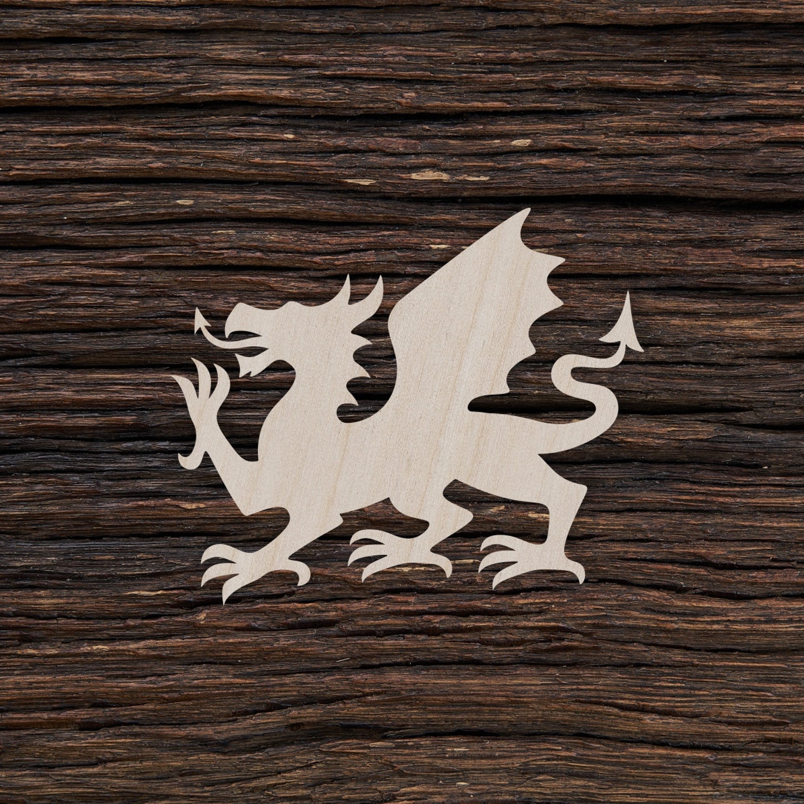 Wooden Welsh Dragon for Crafts and Decorations Welsh Dragon - Etsy