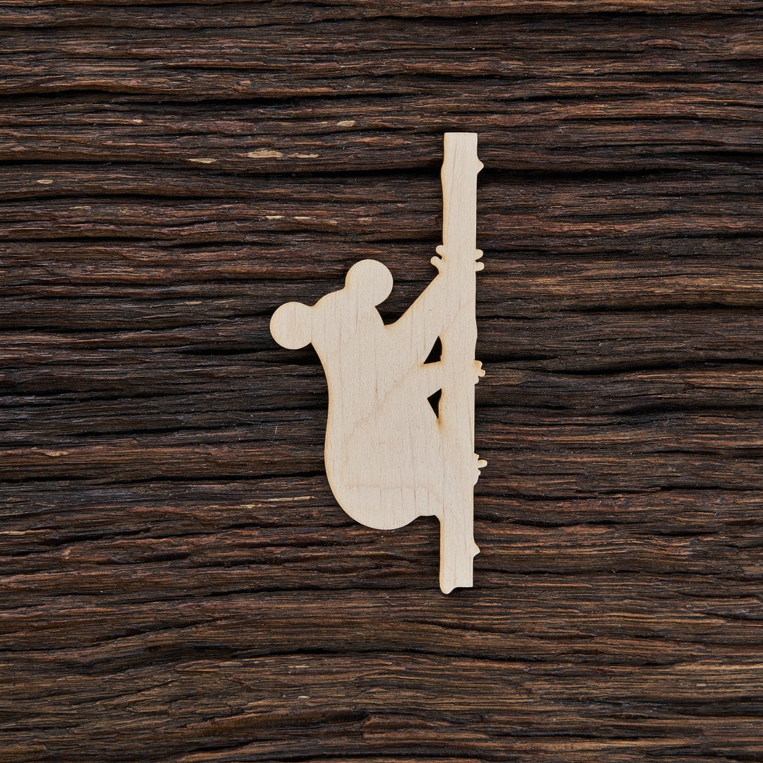 Wooden Koala Tree Shape for Crafts and Decoration - Laser Cut - Koala ...