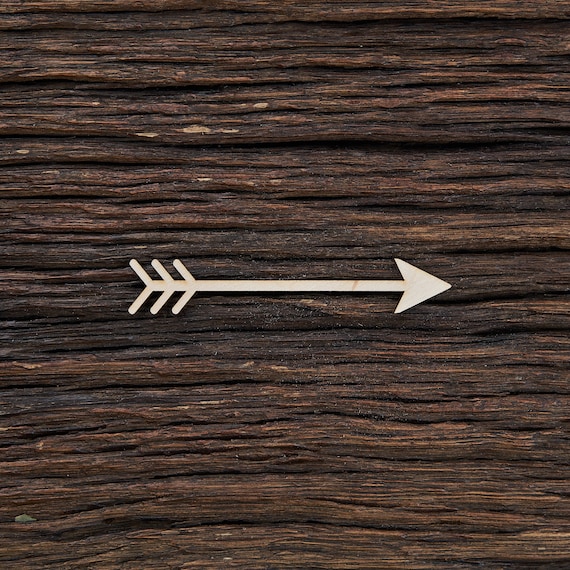 Wooden Arrow Shape for Crafts and Decoration Laser Cut | Etsy