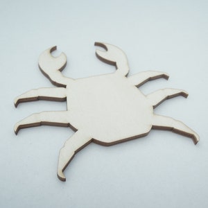 Wooden Crab Shape for Crafts and Decoration - Laser Cut - Crab Figurine ...