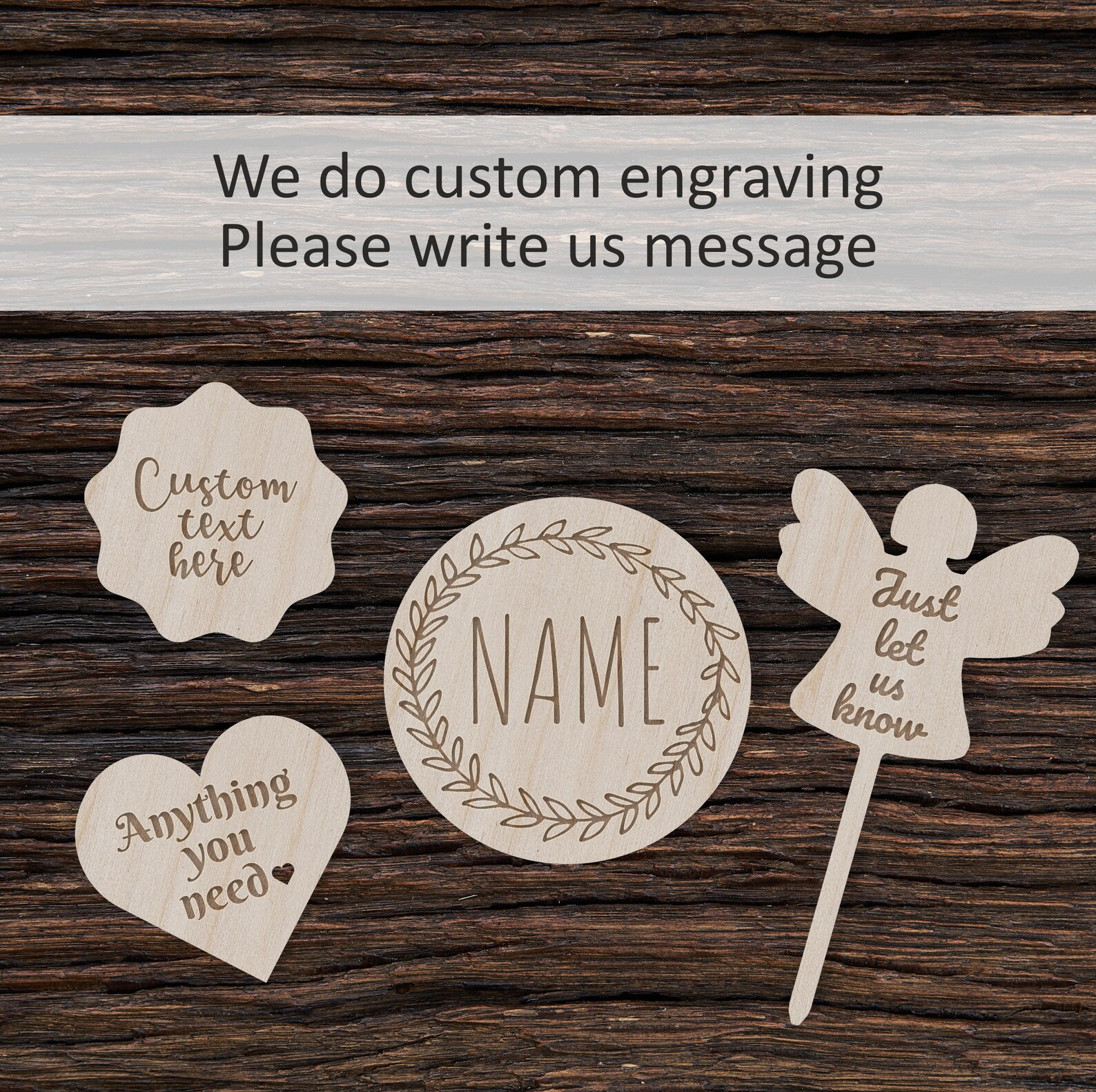 Wooden Welcome Sign for Crafts & for Decoration Laser Cut - Etsy