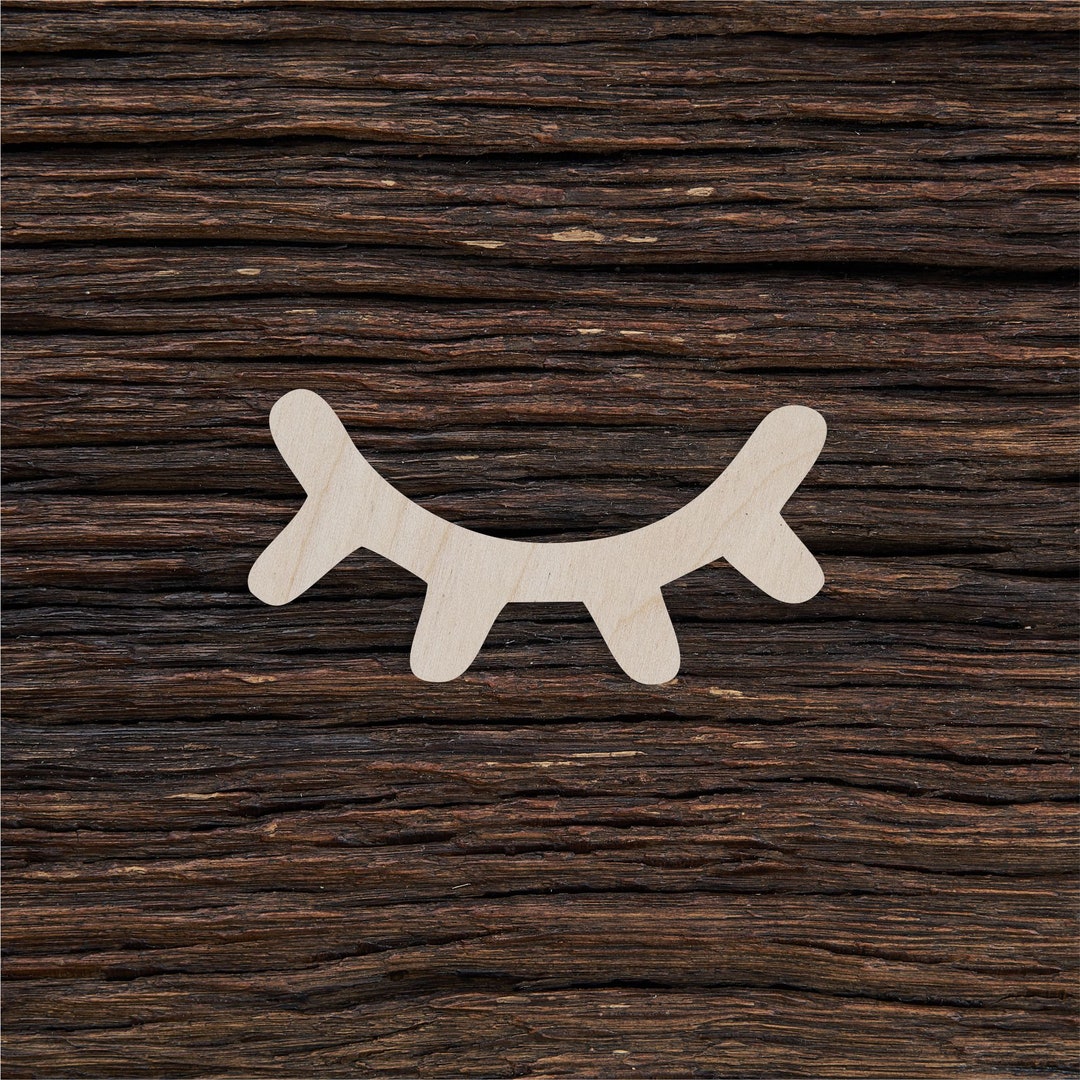 Wooden Sleepy Eyes Shape for Crafts and Decoration - Laser Cut - Sleepy ...