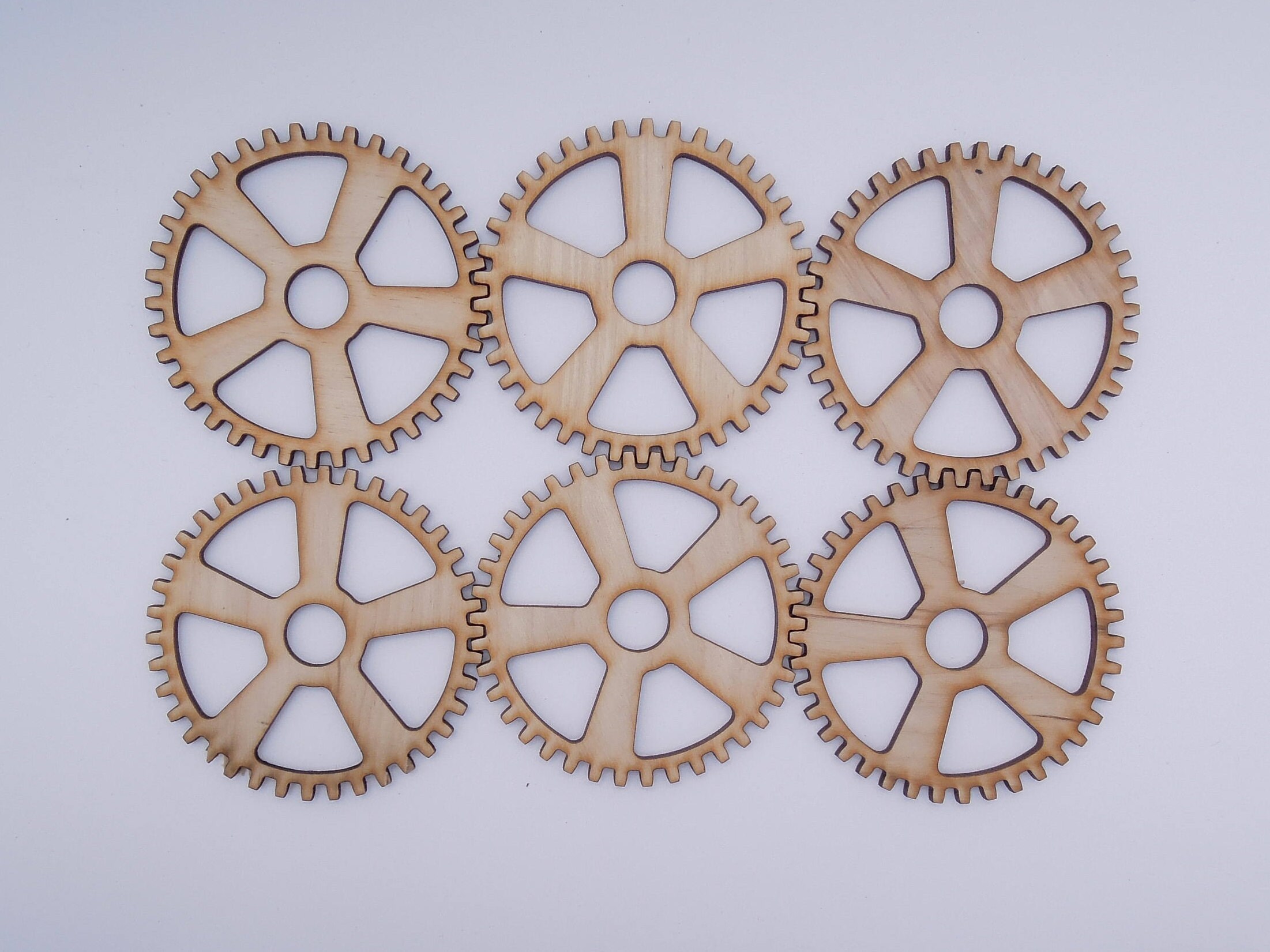 Wooden Steampunk Gears for Crafts Laser Cut Steampunk - Etsy