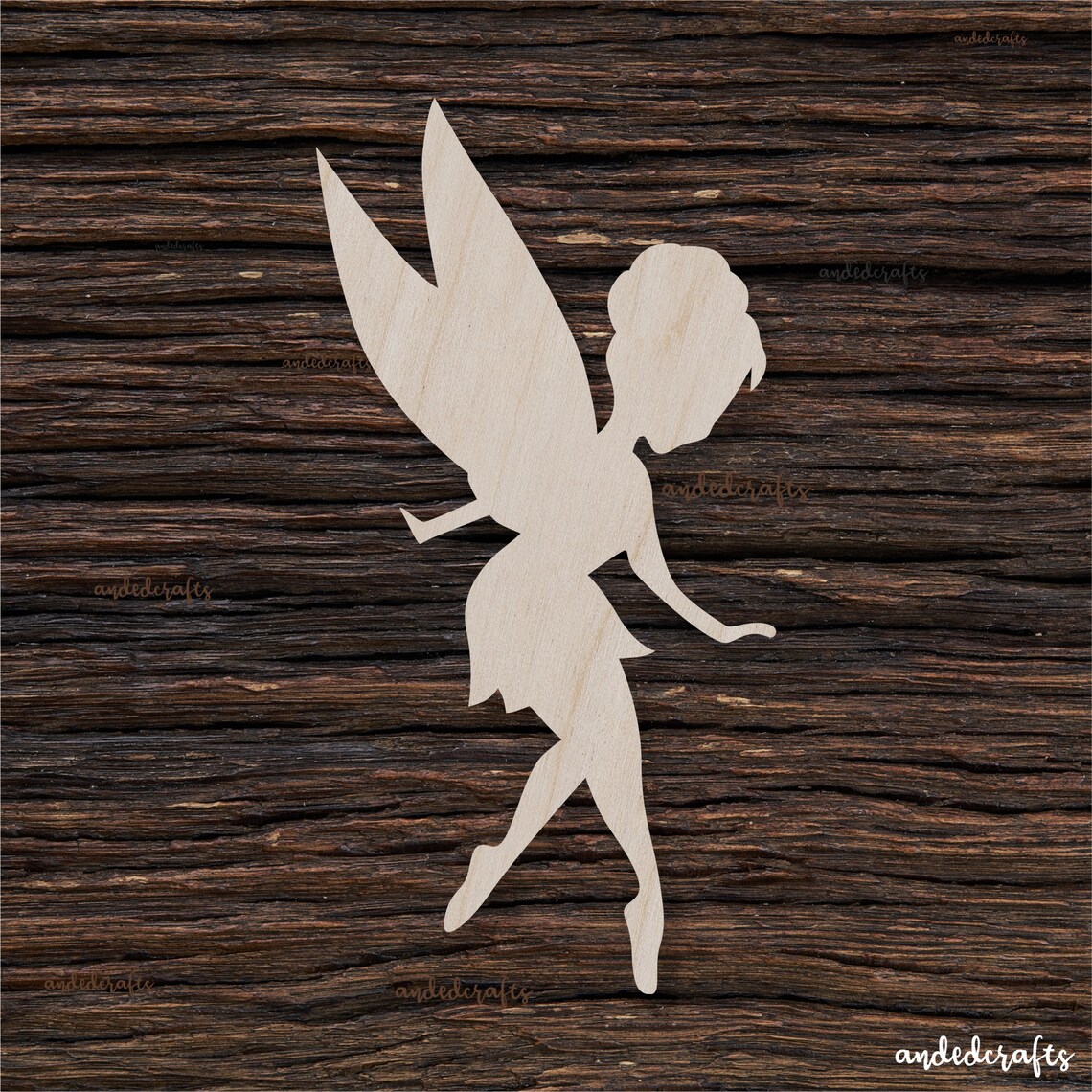 Wooden Cute Fairy Shape for Crafts and Decoration - Laser Cut - Baptism ...