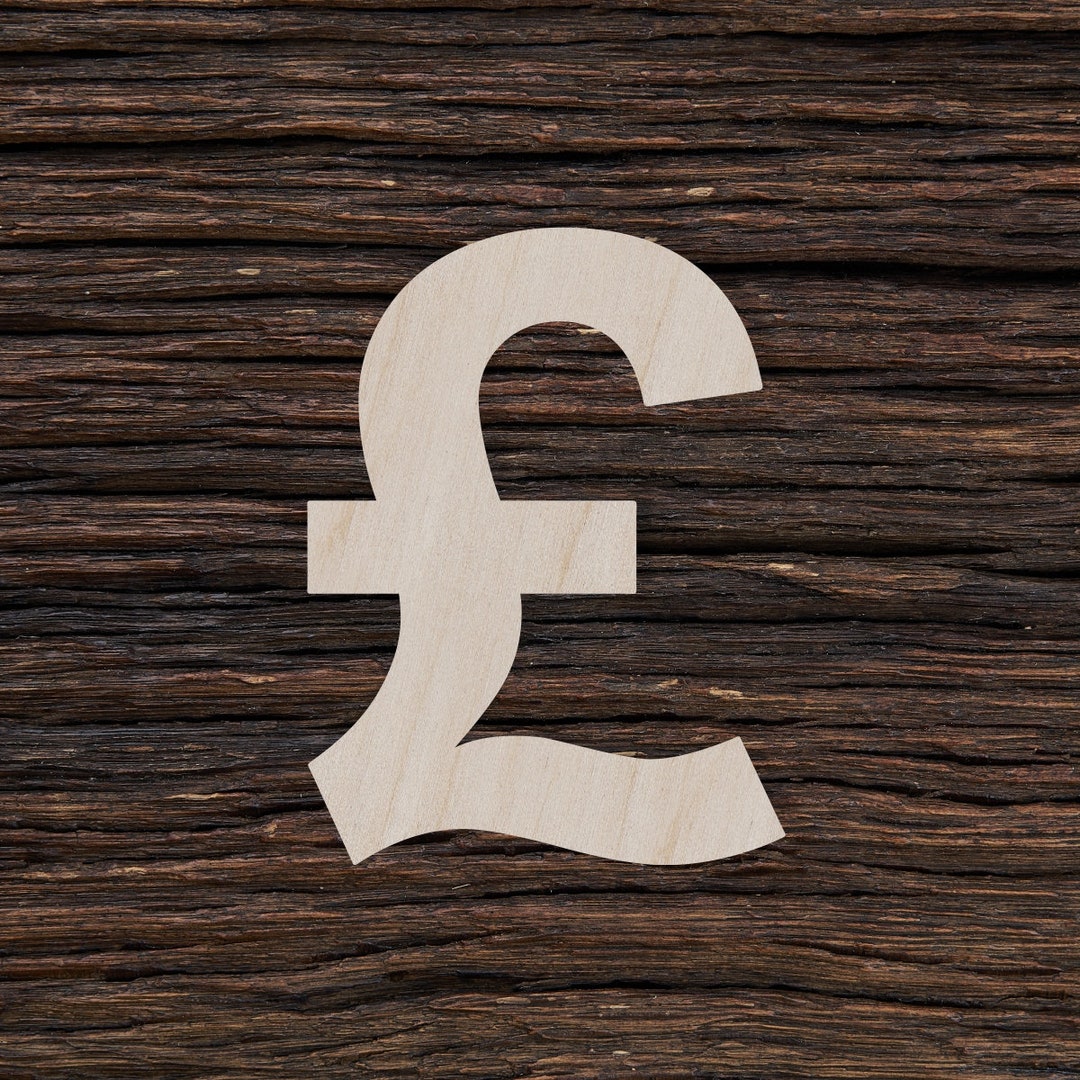 Wooden Pound Sign for Crafts and Decorations - Pound Sign Pendant ...