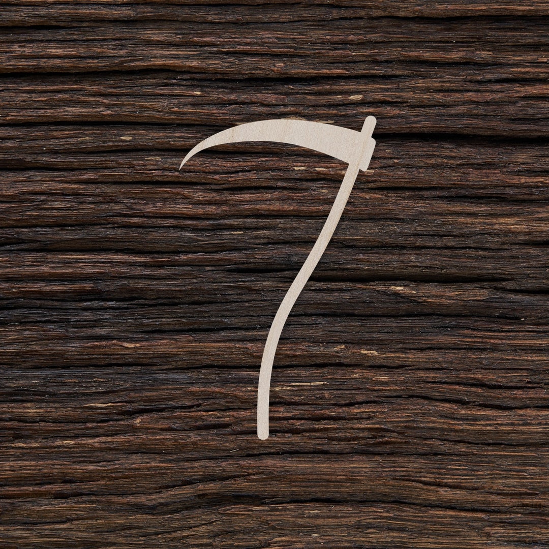 Wooden Scythe for Crafts and Decorations - Scythe Pendant - Scythe ...