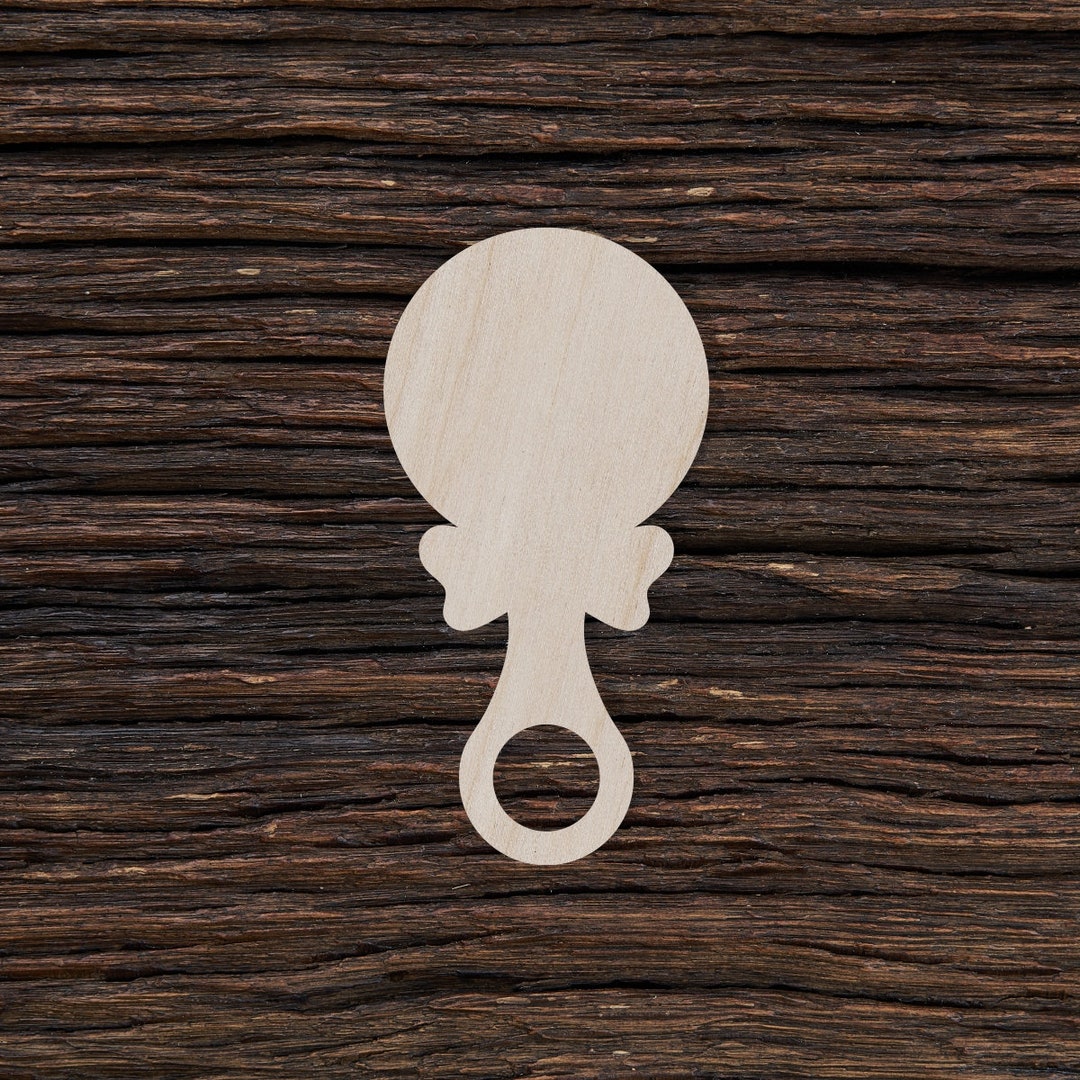 Wooden Rattle for Crafts and Decorations - Rattle Pendant - Rattle ...