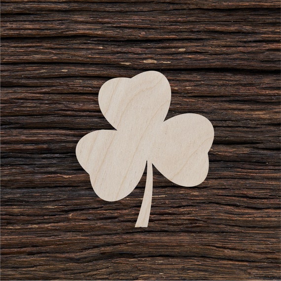 Wooden Shamrock Shape for Crafts and Decoration Laser Cut - Etsy