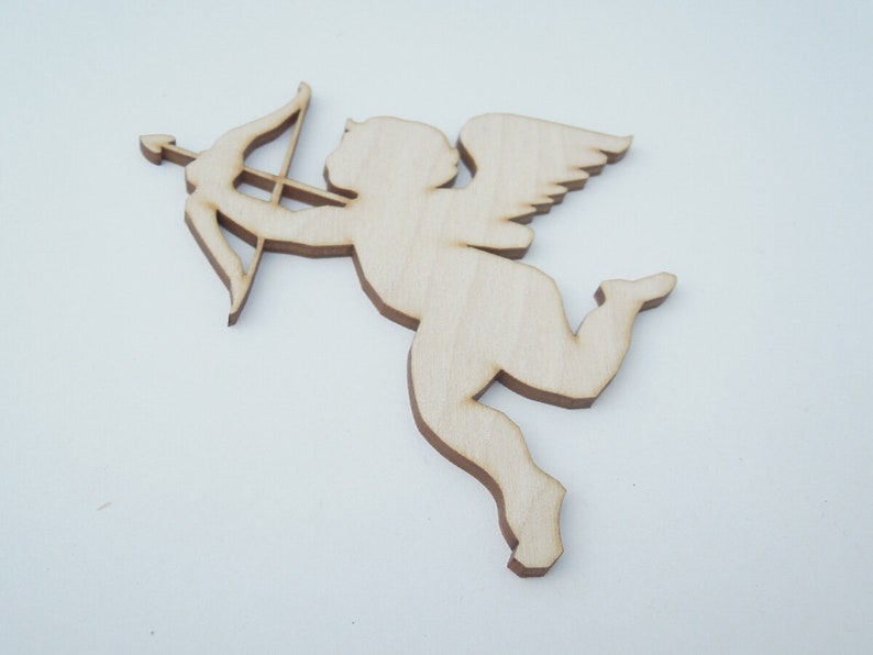 Wooden Cupid Shape for Crafts and Decoration Laser Cut - Etsy