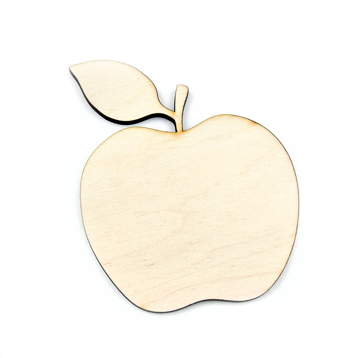 Wooden Apple Shape for Crafts and Decoration Laser Cut | Etsy