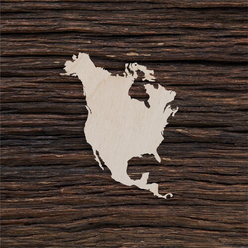 Wooden United States Map Shape for Crafts and Decoration | Etsy