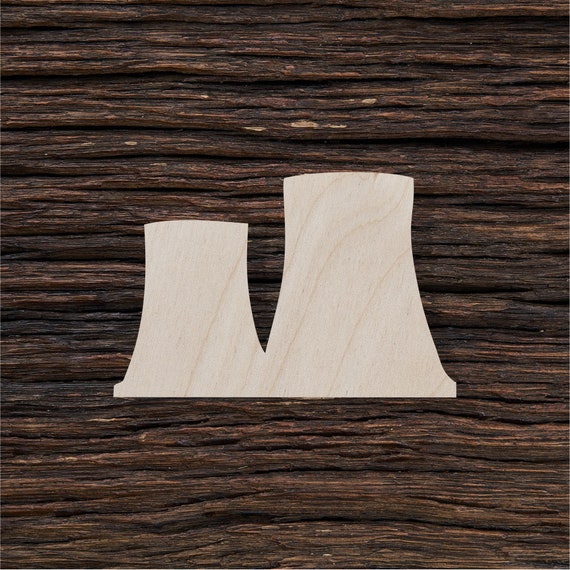 Wooden Nuclear Power Plant for Crafts and Decorations Power | Etsy