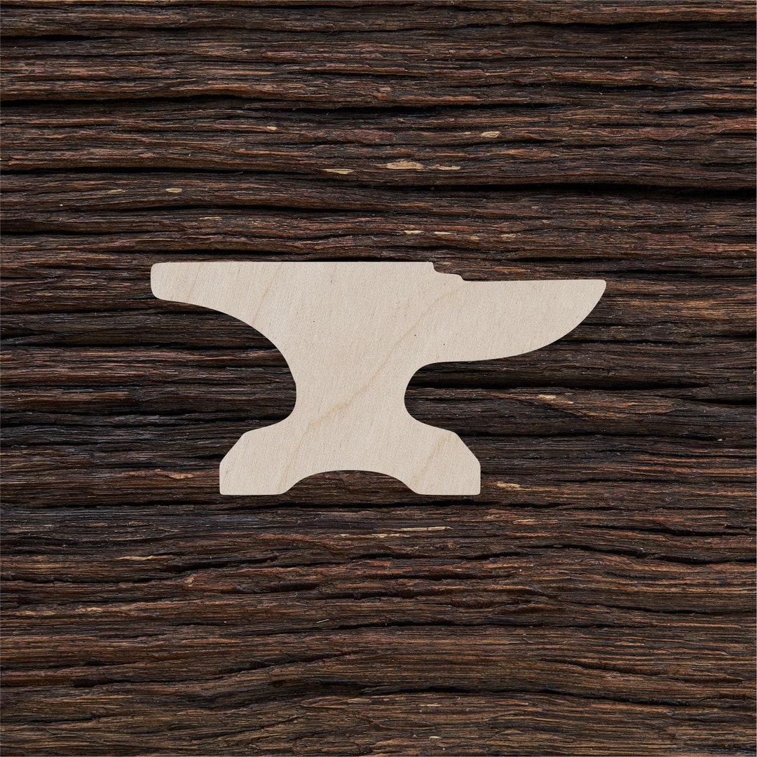 Wooden Anvil for Crafts and Decorations - Blacksmith Anvil - Geeky ...