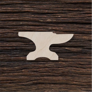 Wooden Anvil for Crafts and Decorations - Blacksmith Anvil - Geeky ...