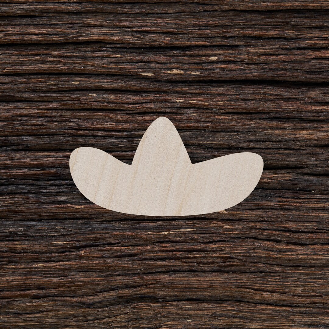 Wooden Sombrero for Crafts and Decorations - Sombrero Magnet - Sombrero ...