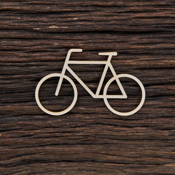 Wooden Bike Shape for Crafts and Decoration Laser Cut Bicycle Shape Bicycle Art Bicycle Decor