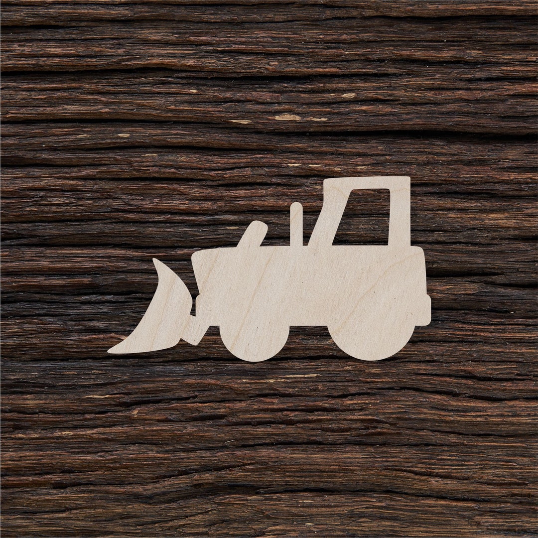 Wooden Bulldozer for Crafts and Decorations - Tonka Bulldozer - Dozer ...