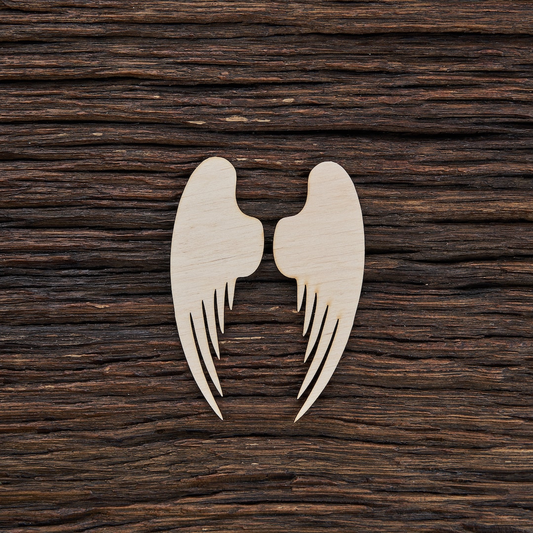 Wooden Angel Wings Shape for Crafts and Decoration - Laser Cut - Angel ...