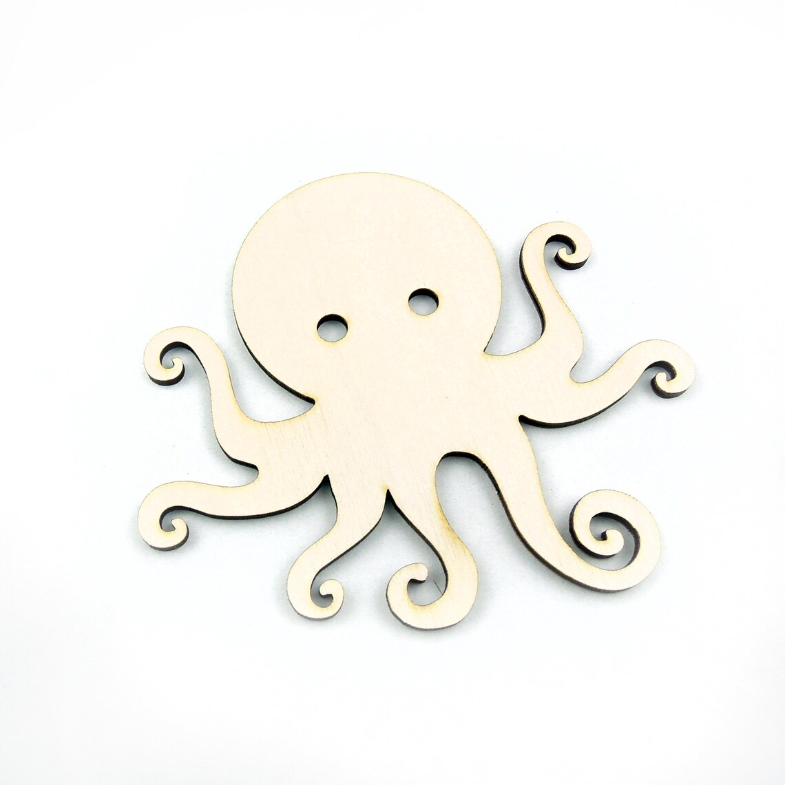 Wooden Octopus Shape for Crafts and Decoration Laser Cut | Etsy