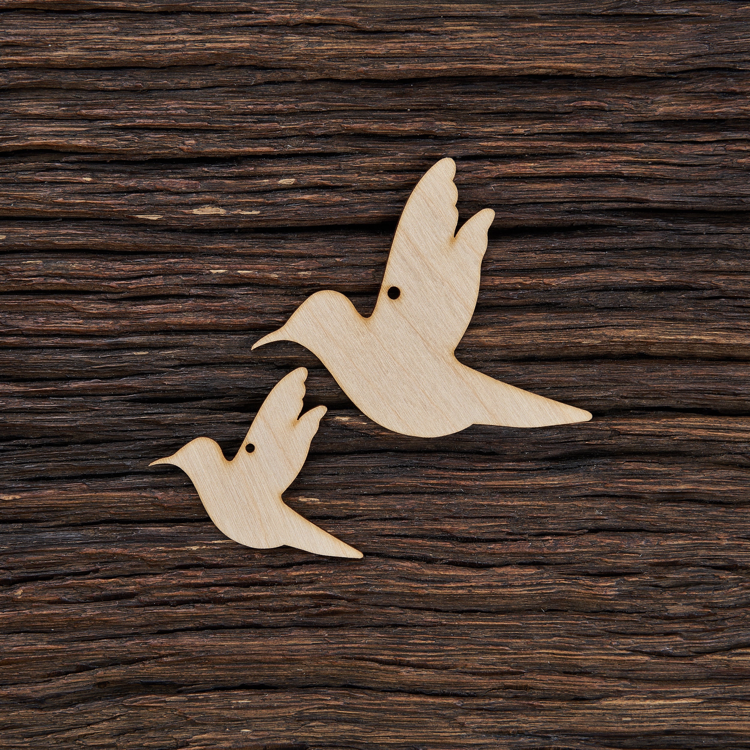 Wooden Bird Shape for Crafts Laser Cut | Etsy