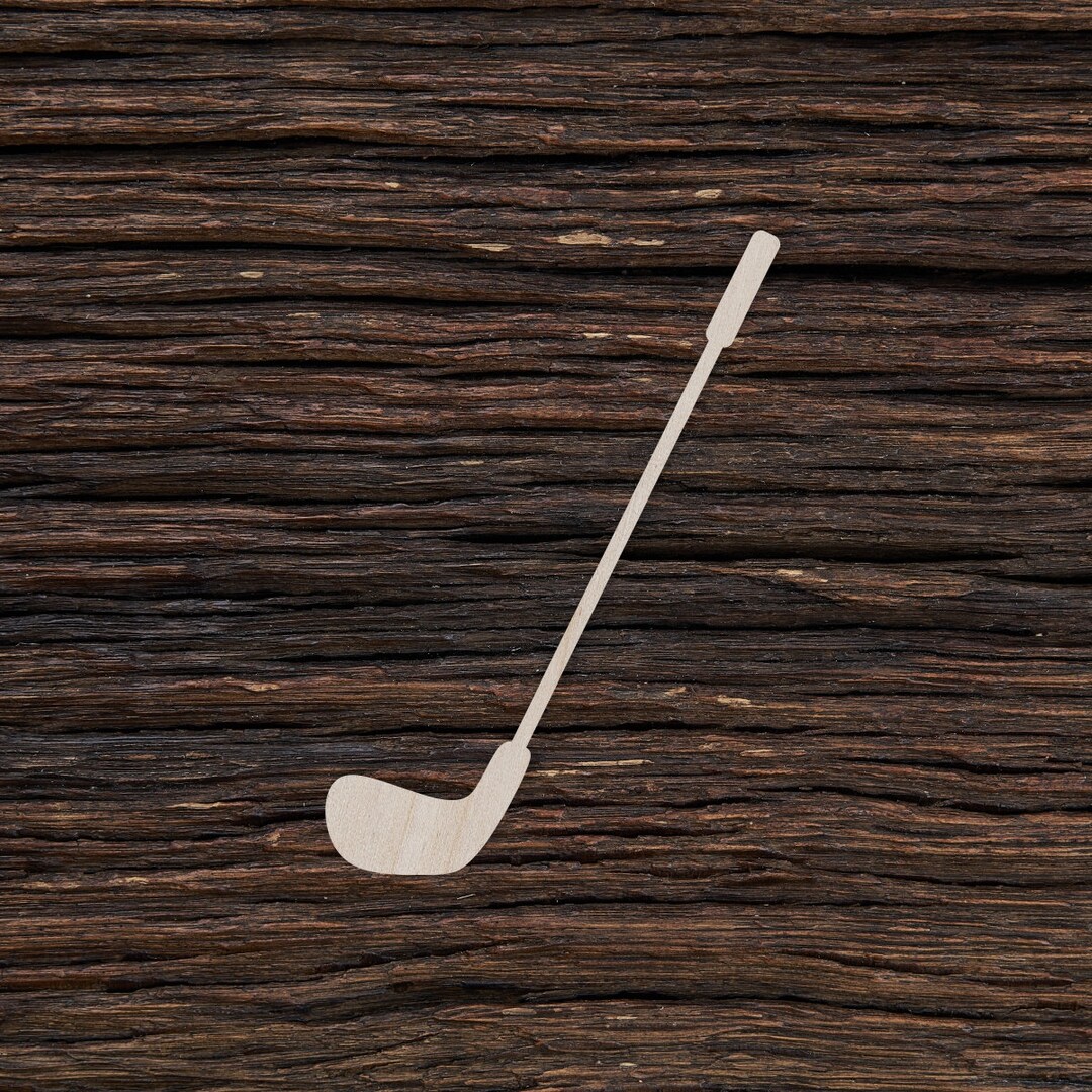 Wooden Golf Club for Crafts and Decorations - Golf Club Necklace - Golf ...