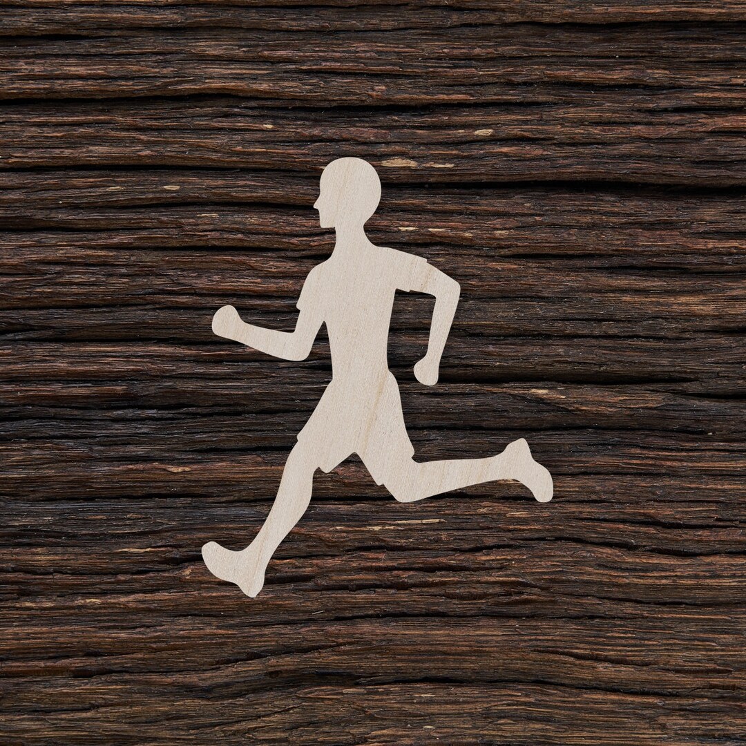 Wooden Runner for Crafts and Decorations - Runner Earrings - Runner ...