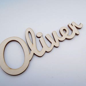 Wooden Custom Name Sign for Crafts & for Decoration Laser - Etsy