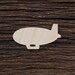 Wooden Zeppelin for Crafts and Decorations - Wood Blimp Craft ...