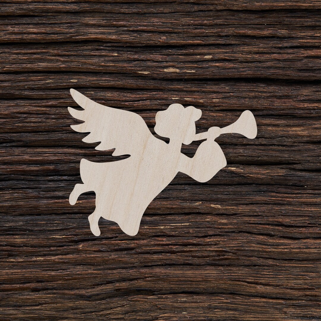 Wooden Christmas Angel for Crafts and Decorations - Christmas Angel ...