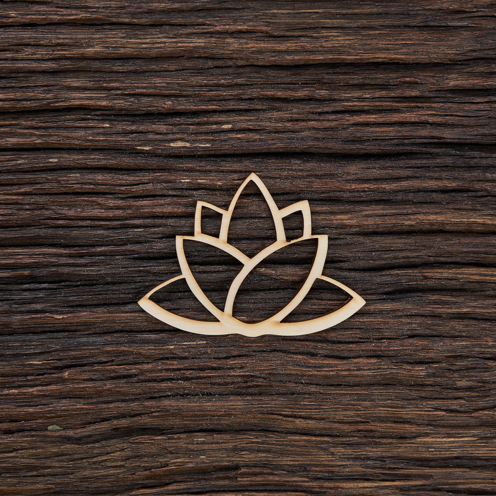 Wooden Lotus Shape for Crafts and Decoration Laser Cut - Etsy