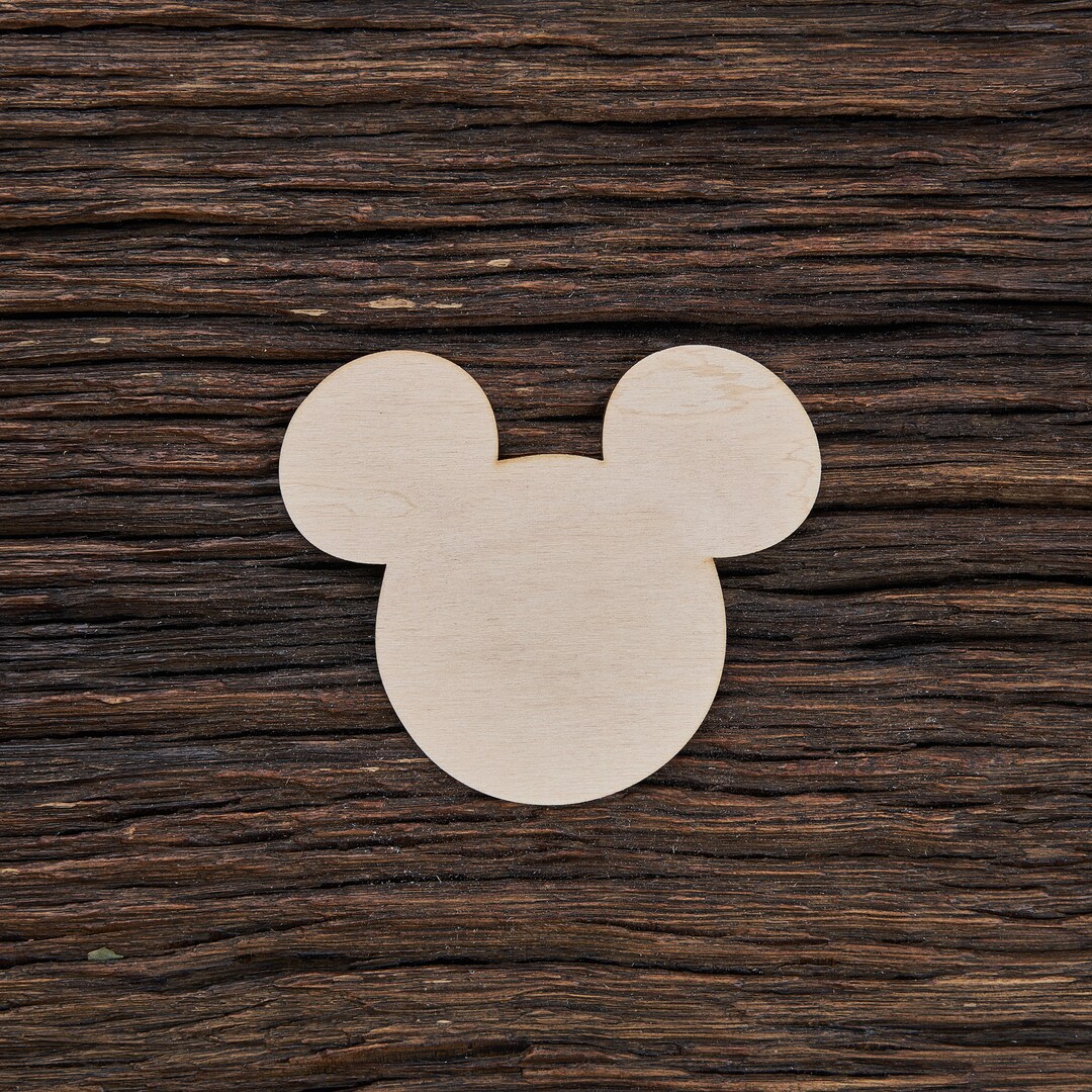 Wooden Mickey Ears Shape for Crafts and Decoration - Laser Cut - Minnie ...
