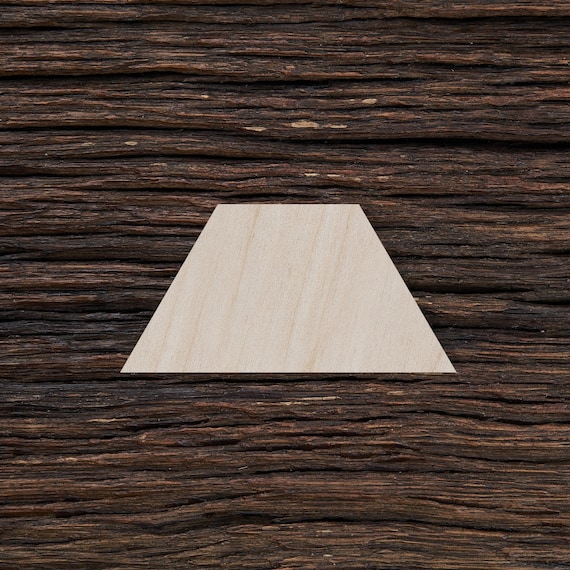 Wooden Trapezoid for Crafts and Decorations Trapezoid - Etsy