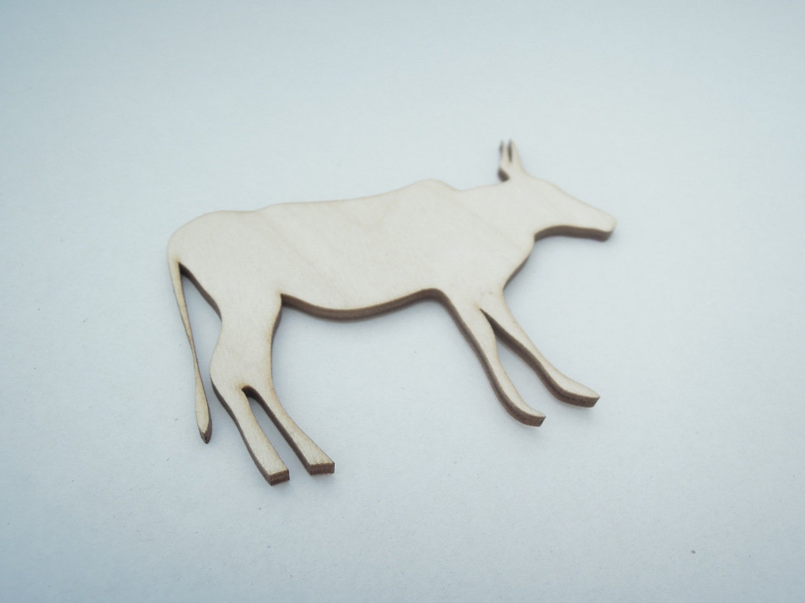 Wooden Wild Yak Shape for Crafts and Decoration - Laser Cut - Yak ...