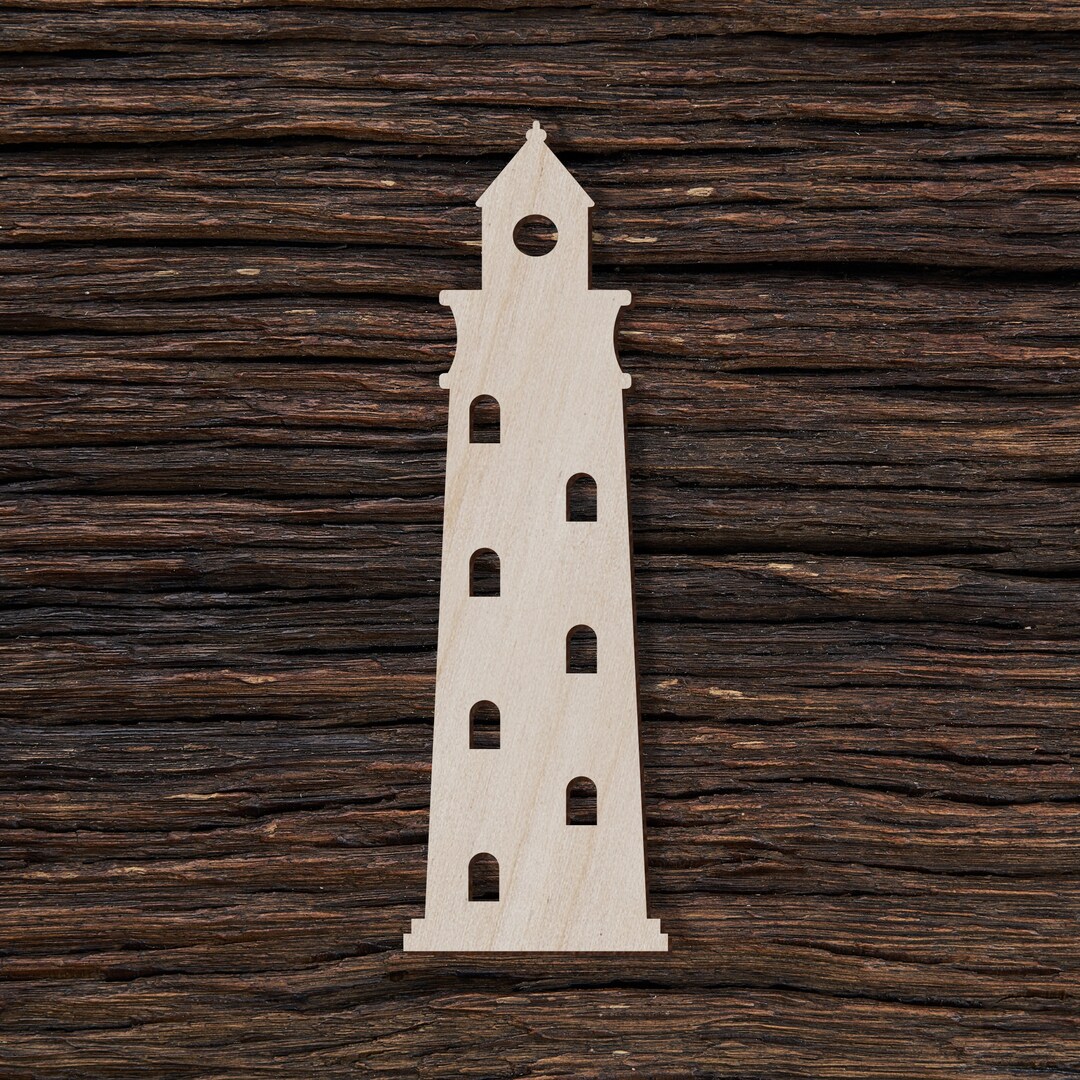 Wooden Lighthouse for Crafts and Decorations - Lighthouse Decor ...